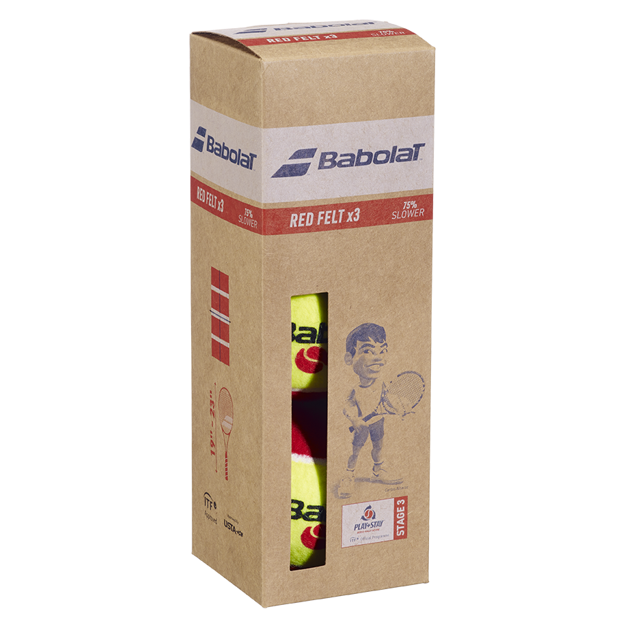 Tennis balls | Red Felt x3 | Babolat